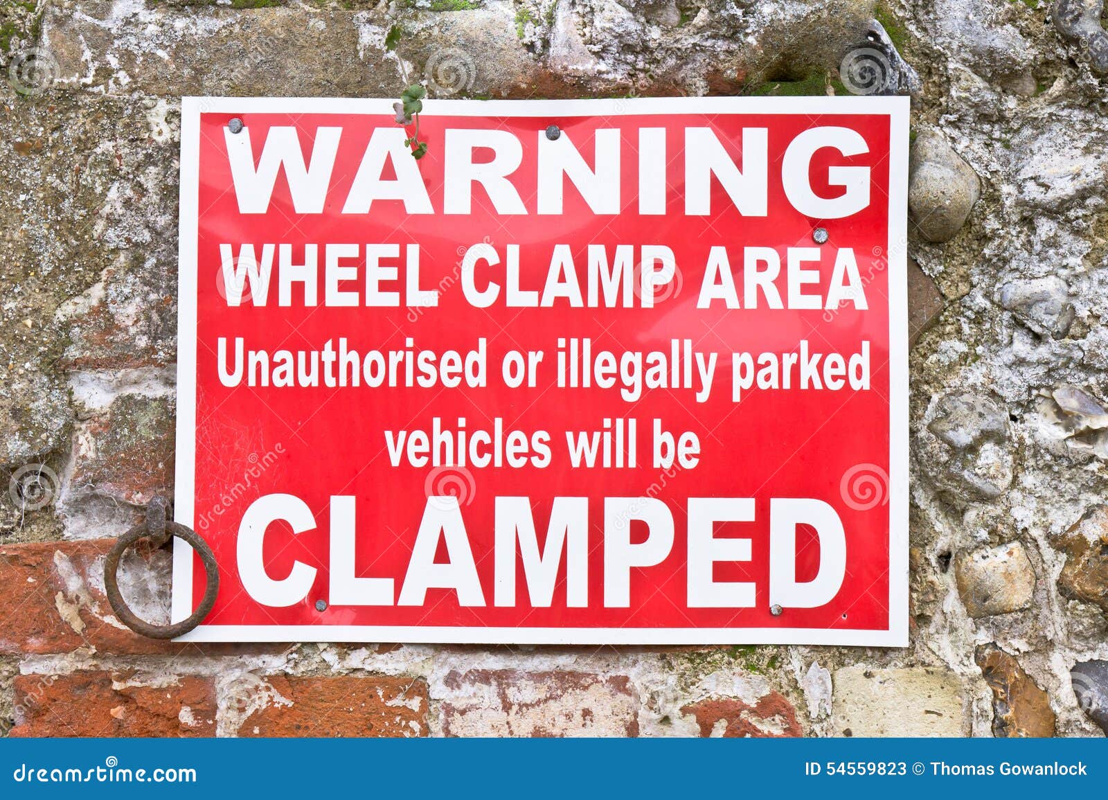 Clamping sign stock image. Image of release, legislation - 54559823