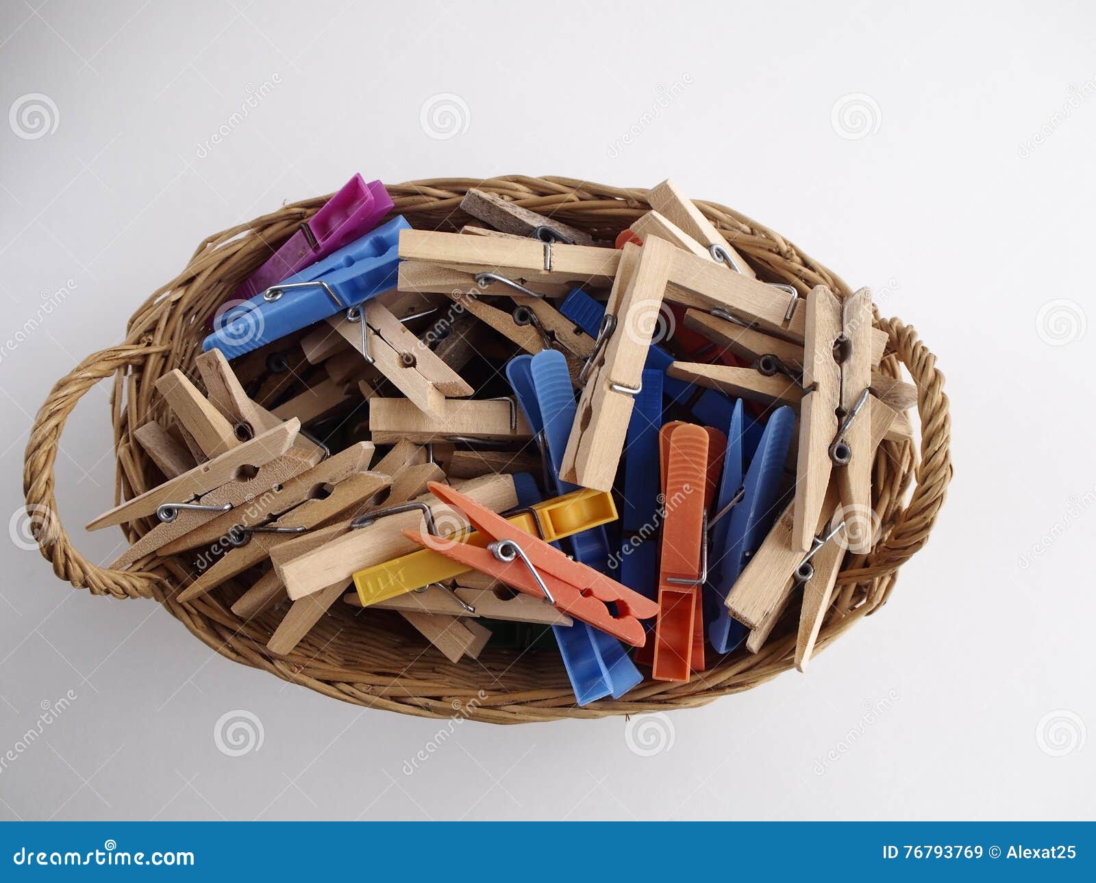 Clamps for hanging clothes stock image. Image of clothespin - 76793769