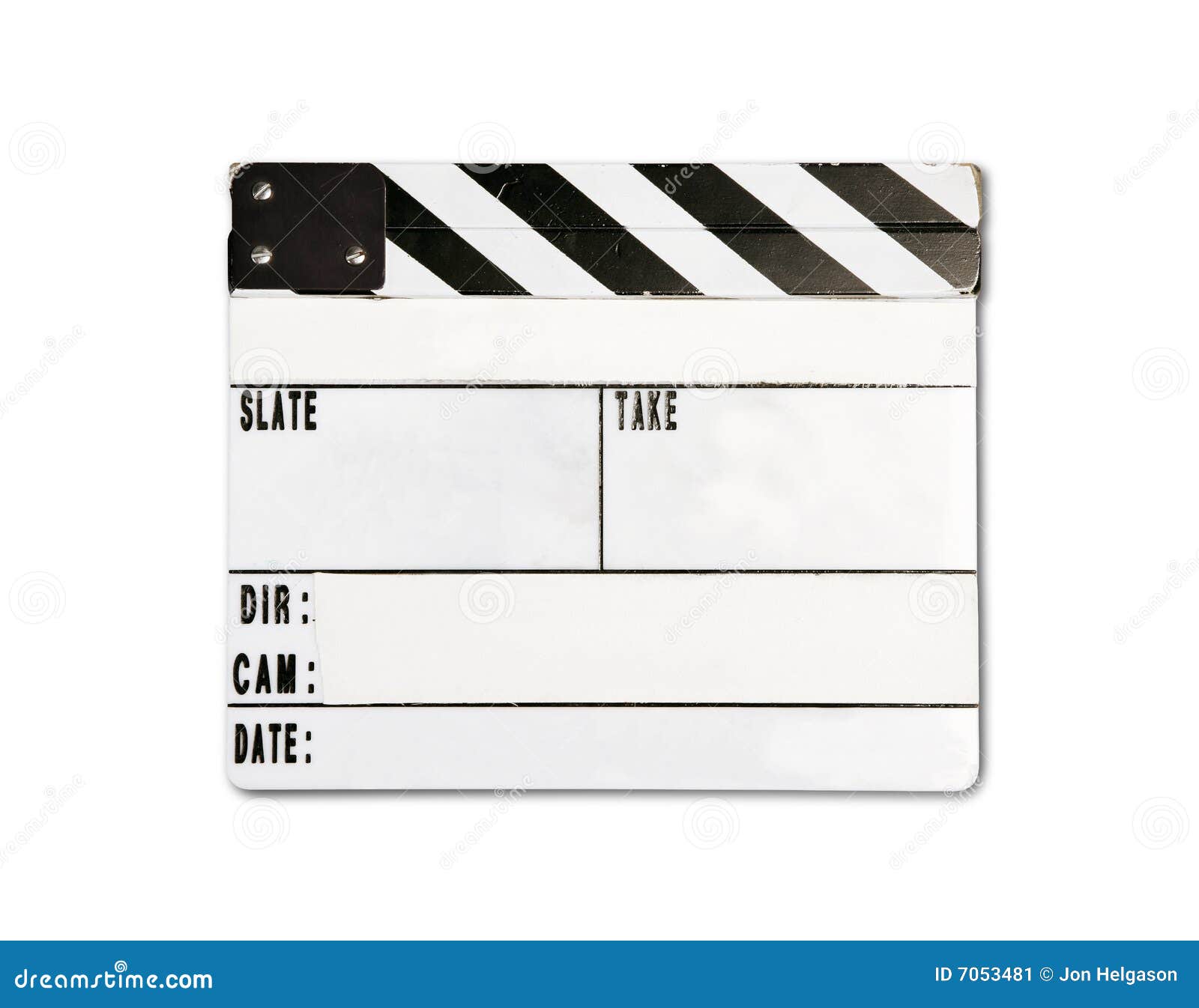 Clap board stock image. Image of clap, object, cinematography - 7053481
