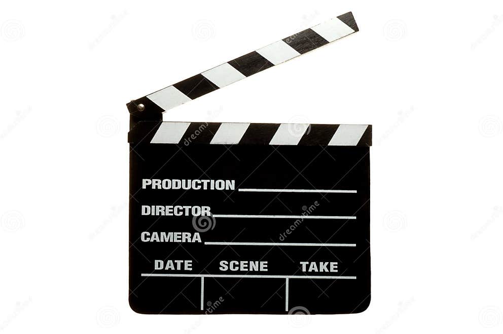 Clap Board stock photo. Image of camera, production, movie - 738280