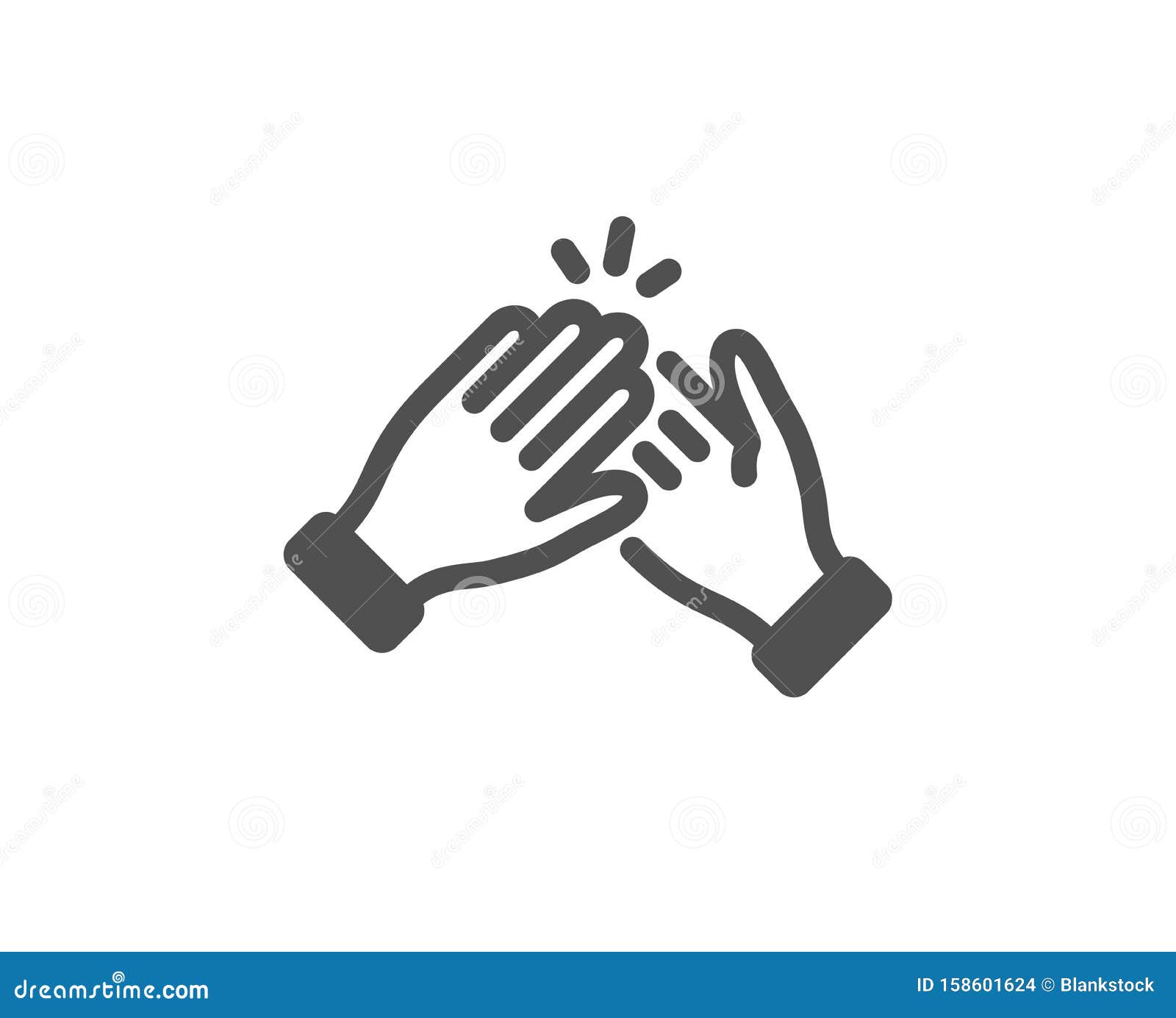 Clapping Hands Icon. Clap Sign. Vector Stock Vector - Illustration of ...