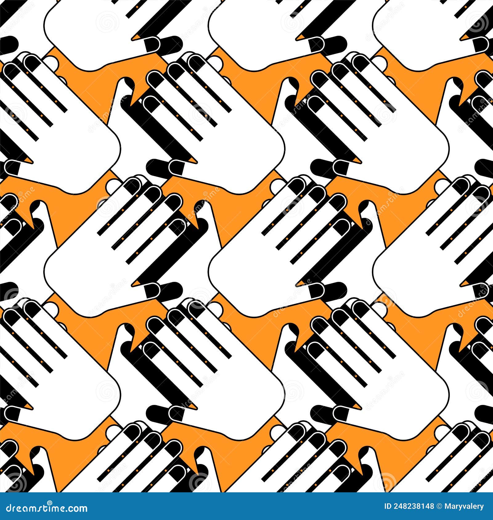 Hands Pattern Royalty-Free Stock Photo | CartoonDealer.com #53550123