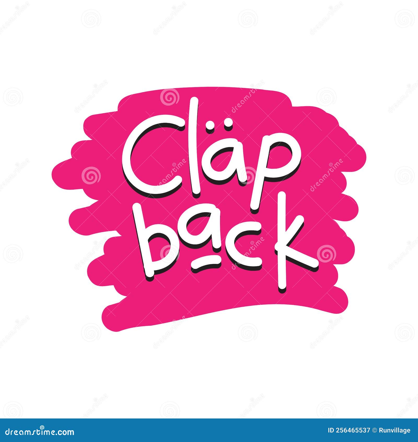 Clapback Generation Z Sticker in Vector Typography Stock Vector ... Clapback Generation Z Sticker in Vector Typography Stock Vector ...