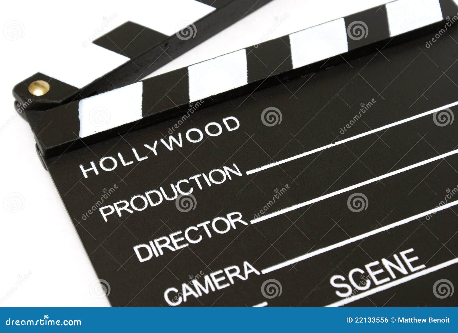 Clapboard stock photo. Image of footage, camera, clapperboard - 22133556