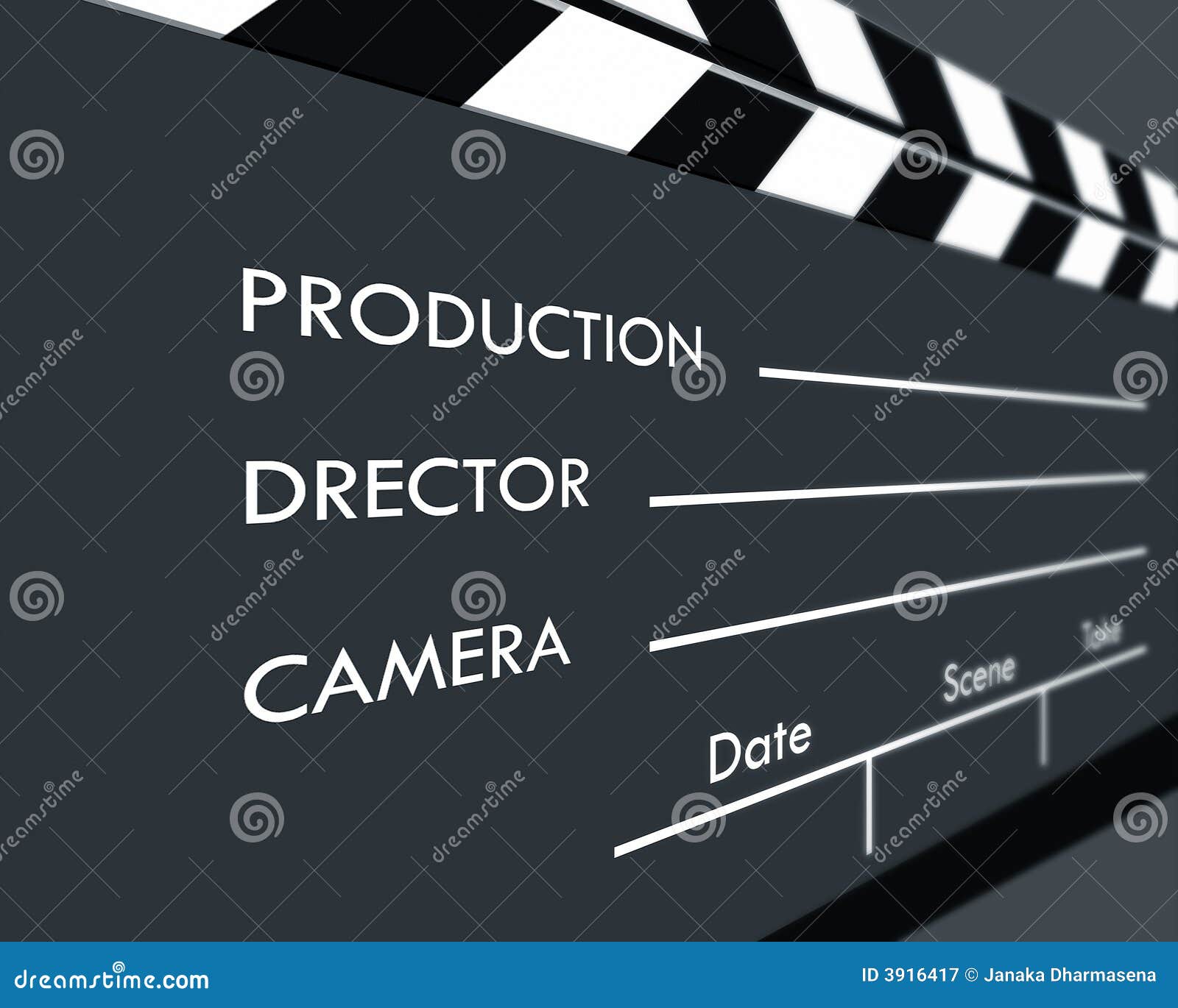 Clapboard stock illustration. Illustration of action, motion - 3916417