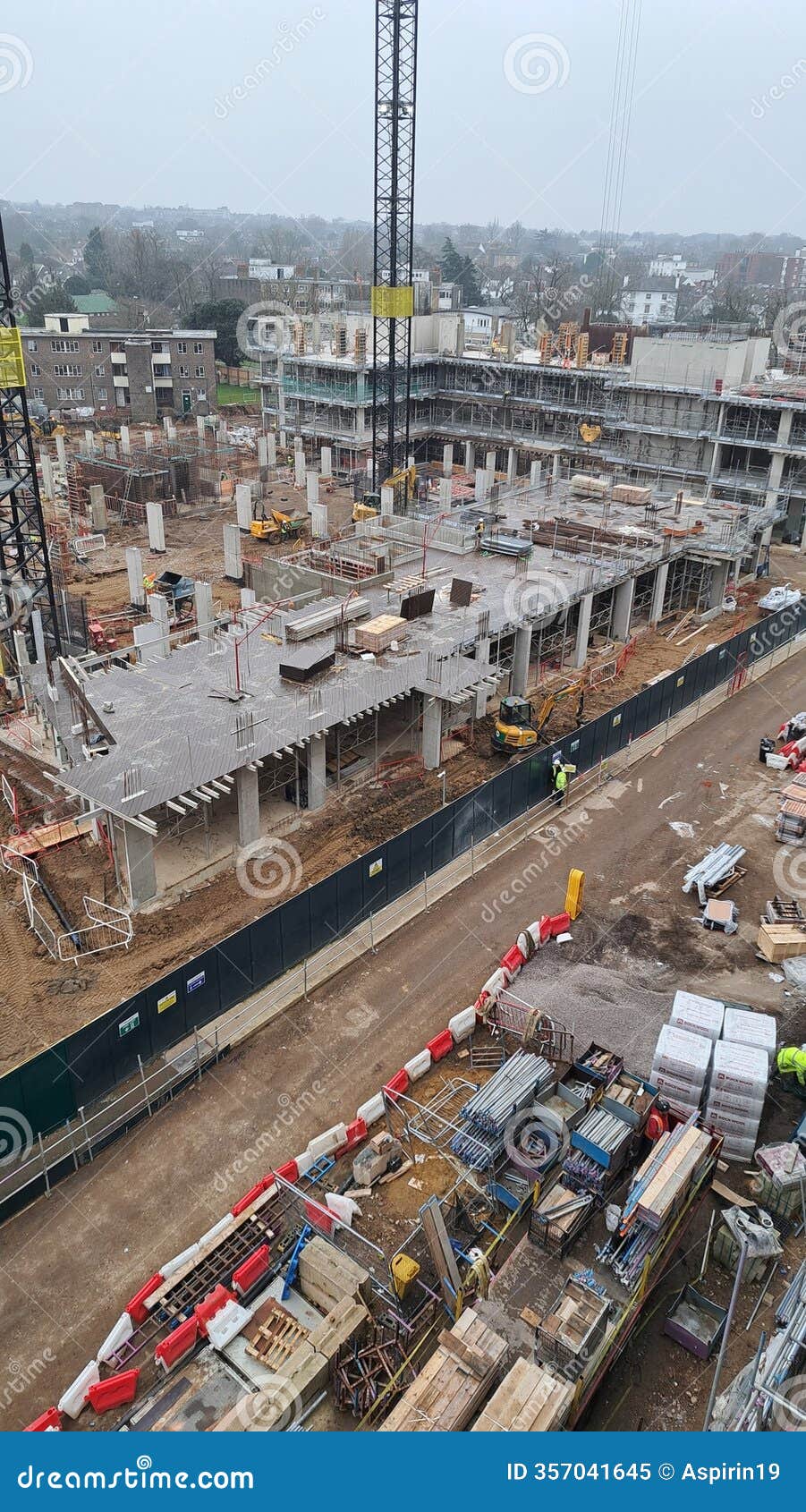 Clapham Junction Construction Site Seen from Above Editorial Image ...