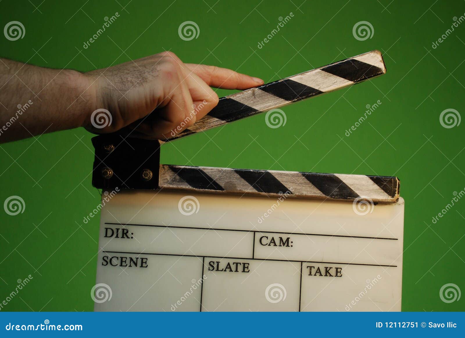 Clapper board stock image. Image of detail, film, font - 12112751