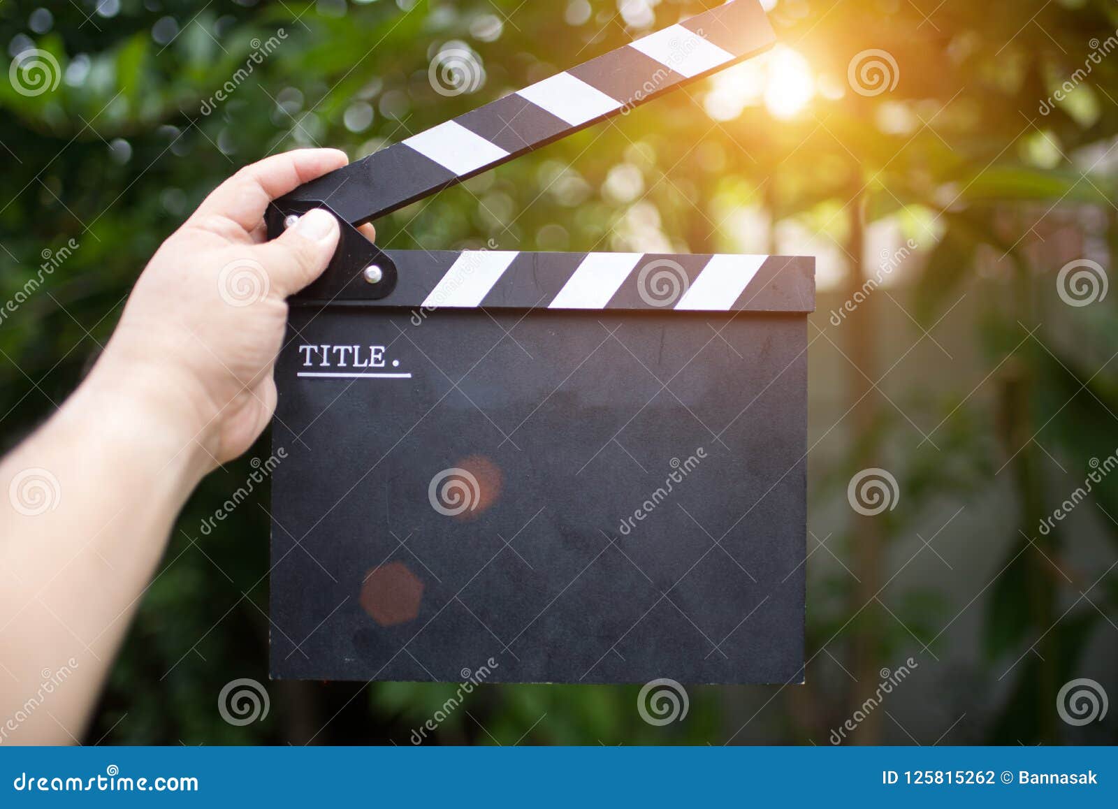 Clapper Board,Movie Clapper Stock Photo - Image of hands, clap: 125815262