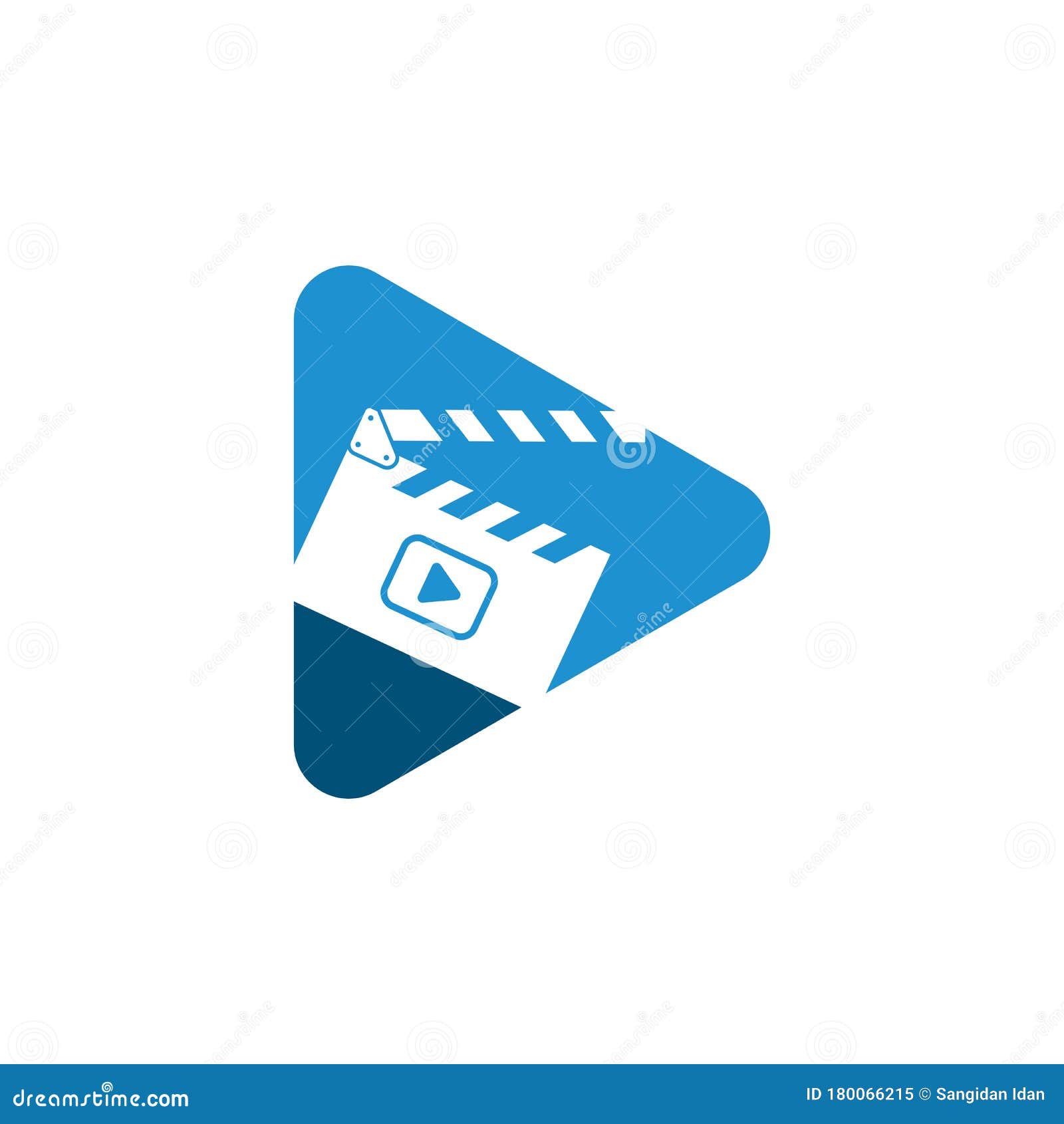 Clapperboard Logo Icon Element Vector Illustration Stock Vector ...