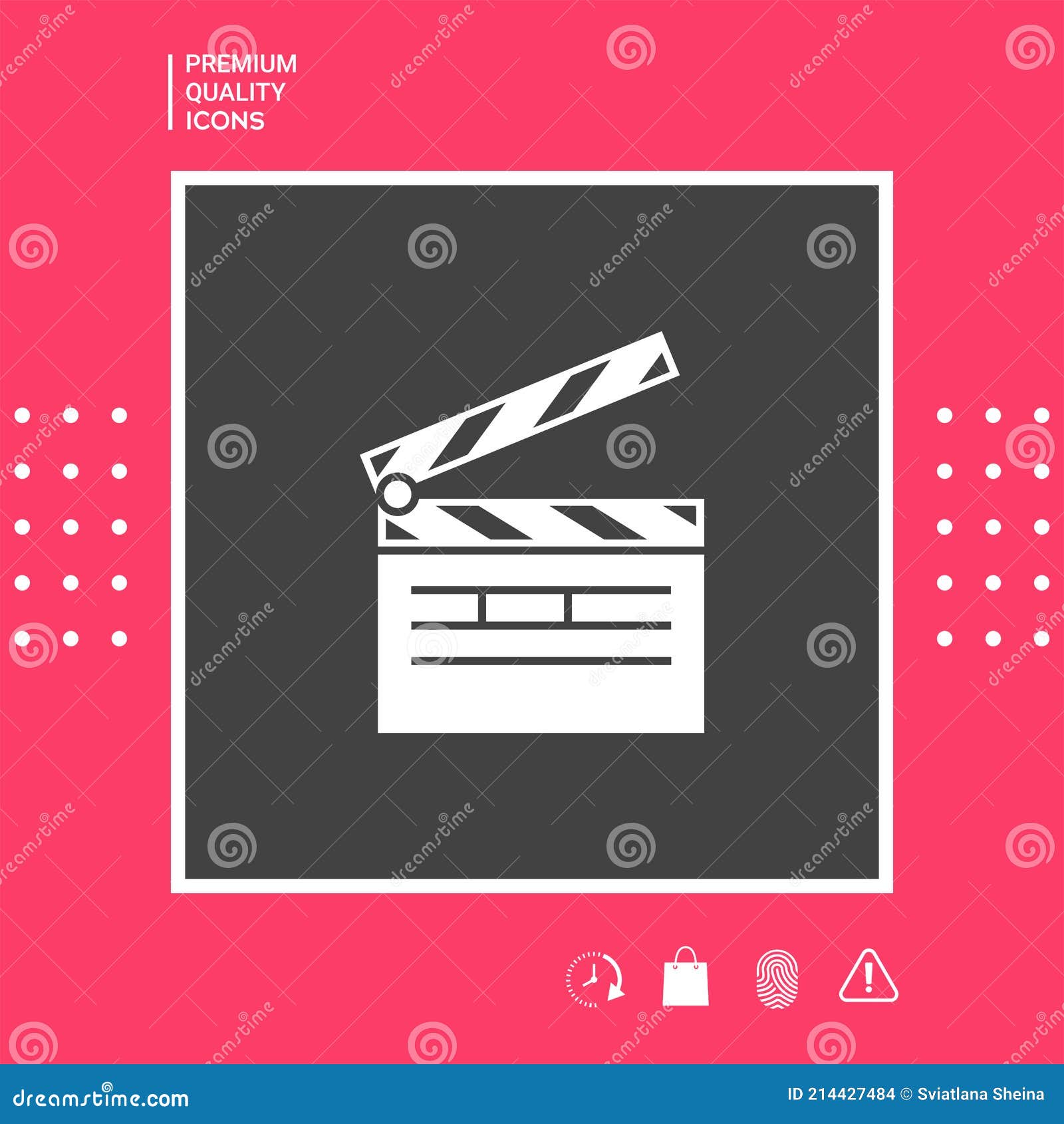 Clapperboard Symbol Stock Photography | CartoonDealer.com #32023196