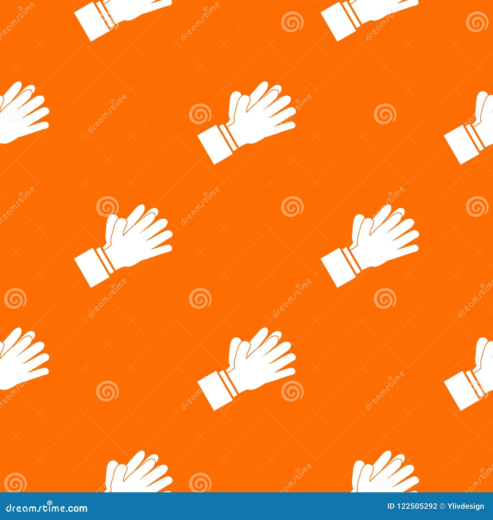 Clapping Applauding Hands Pattern Seamless Stock Vector - Illustration ...