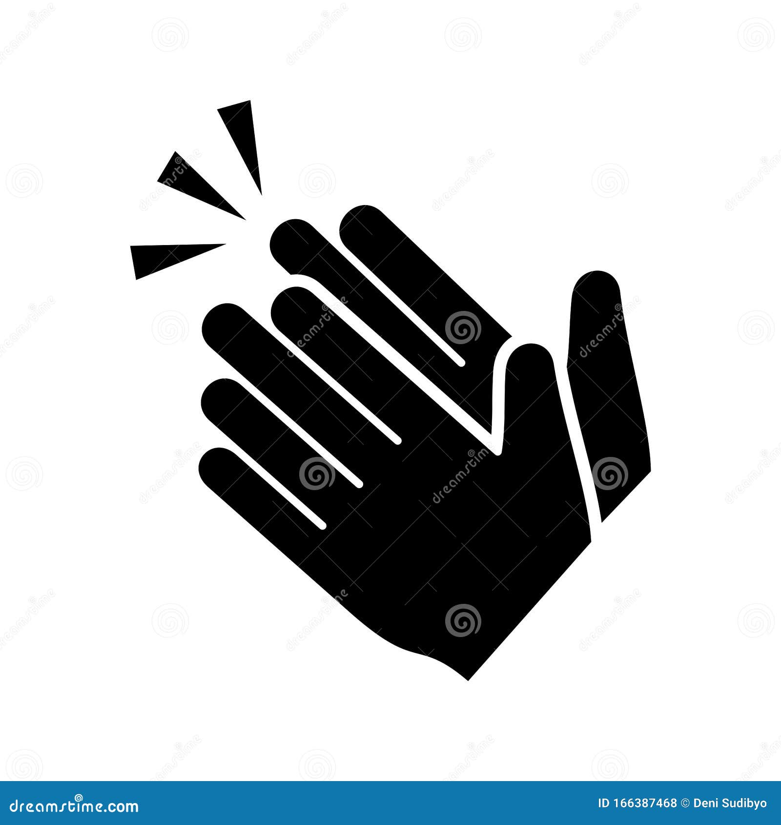 Clapping Hand Icon Design Templates Stock Illustration - Illustration ...
