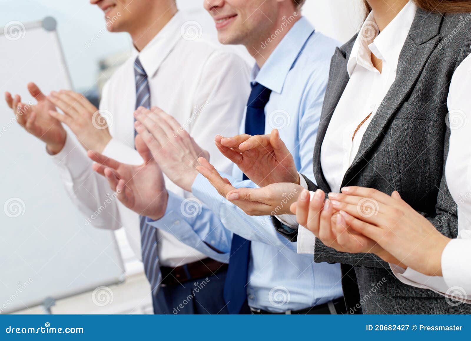 Clapping hands stock image. Image of handshaking, closeup - 20682427