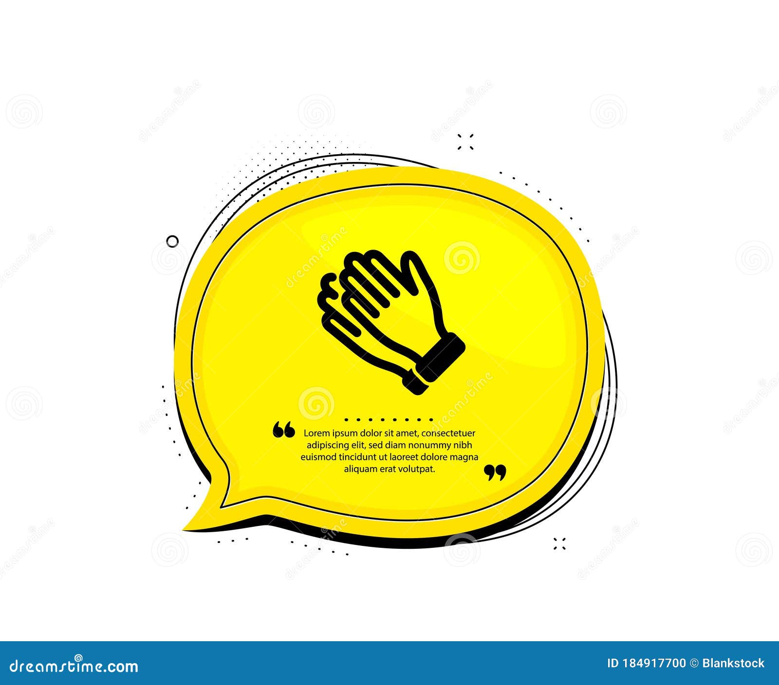 Clapping Hands Icon. Clap Sign. Vector Stock Vector - Illustration of ...