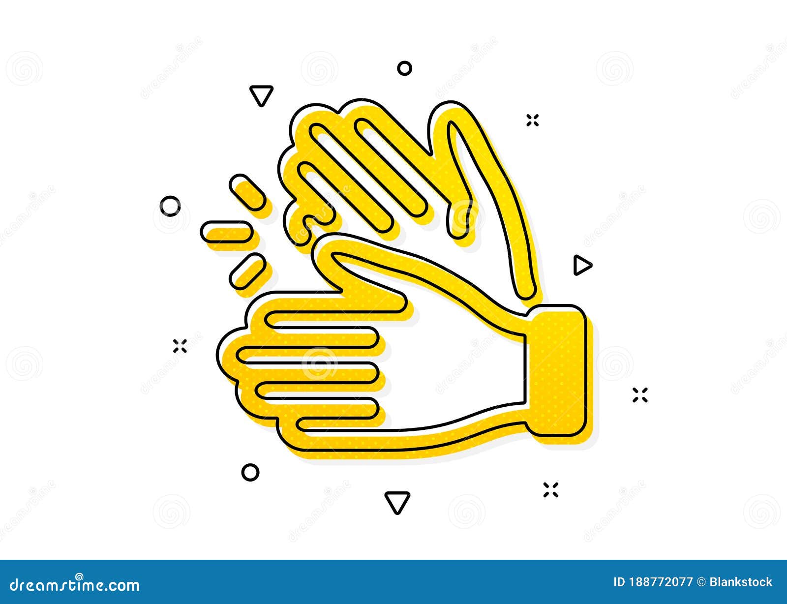 Clapping Hands Icon. Clap Sign. Vector Stock Vector - Illustration of ...