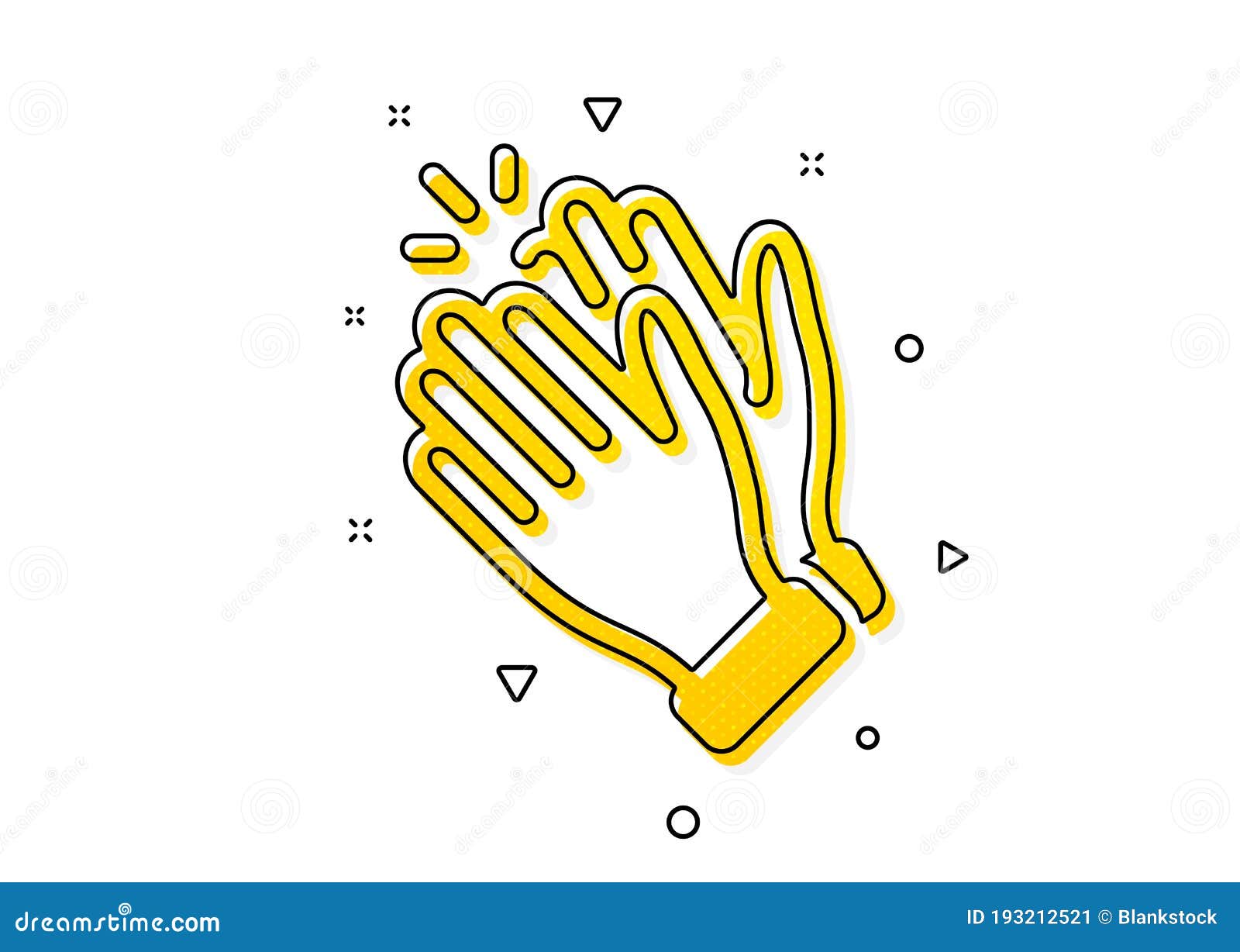 Clapping Hands Icon. Clap Sign. Vector Stock Vector - Illustration of ...