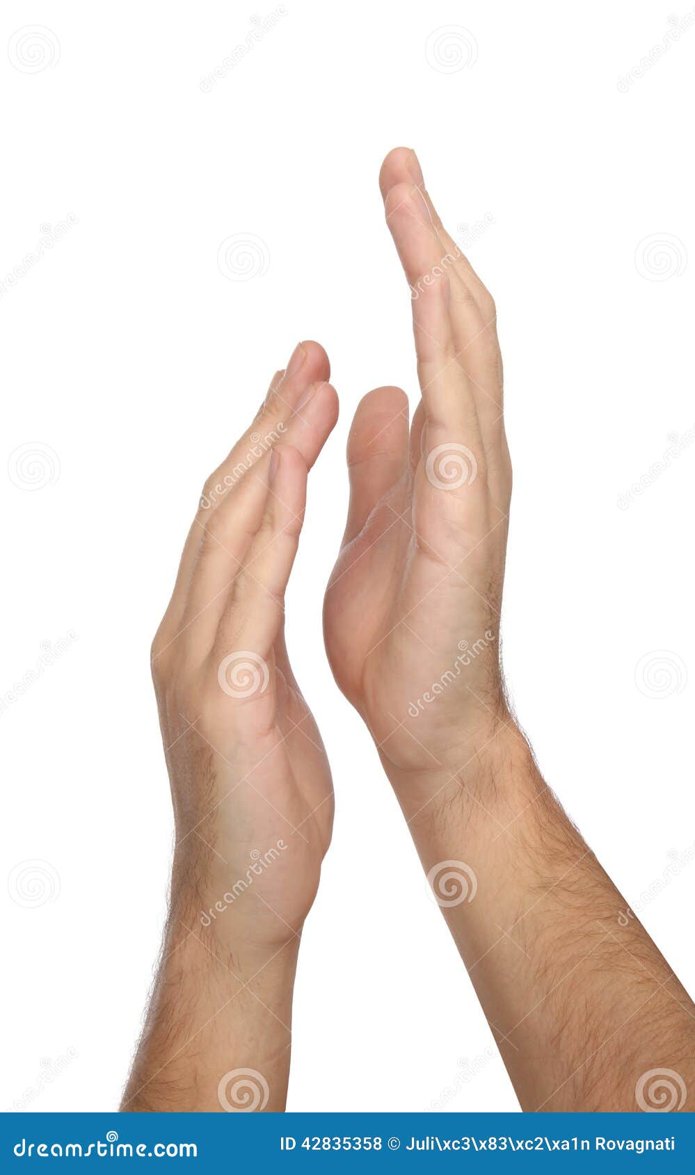 Clapping Hands Isolated on White Stock Photo - Image of symbol ...