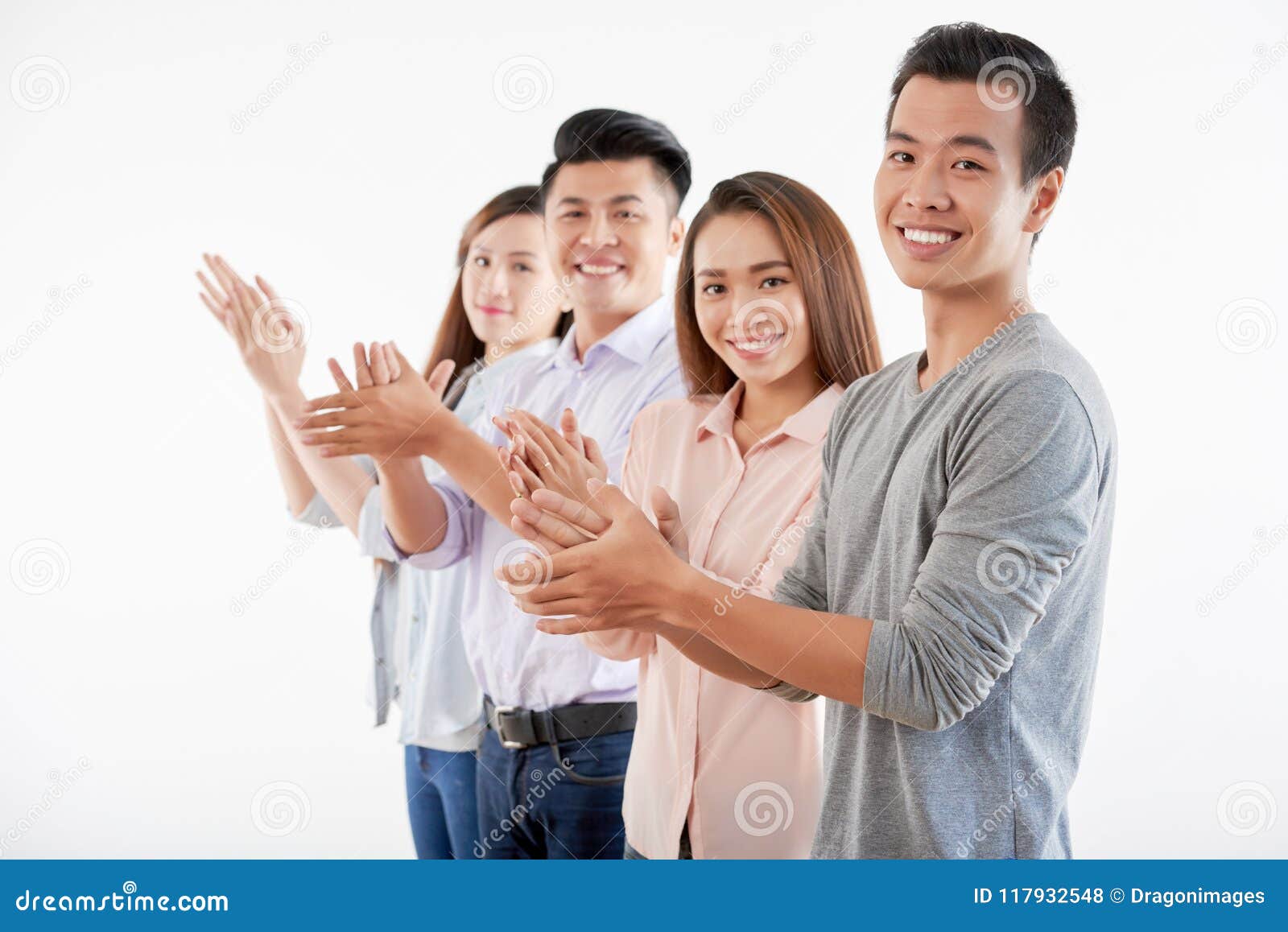 Clapping people stock photo. Image of positive, entertainment - 117932548