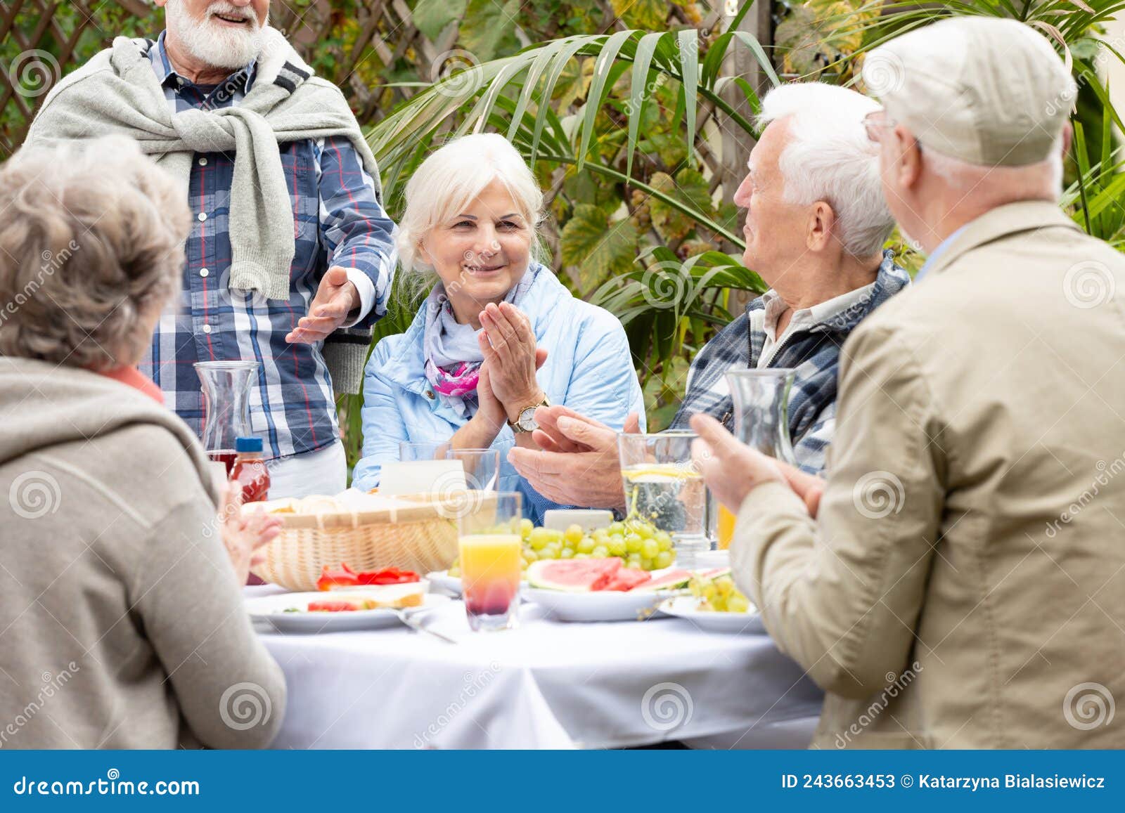 Clapping after speech stock image. Image of prepare - 243663453