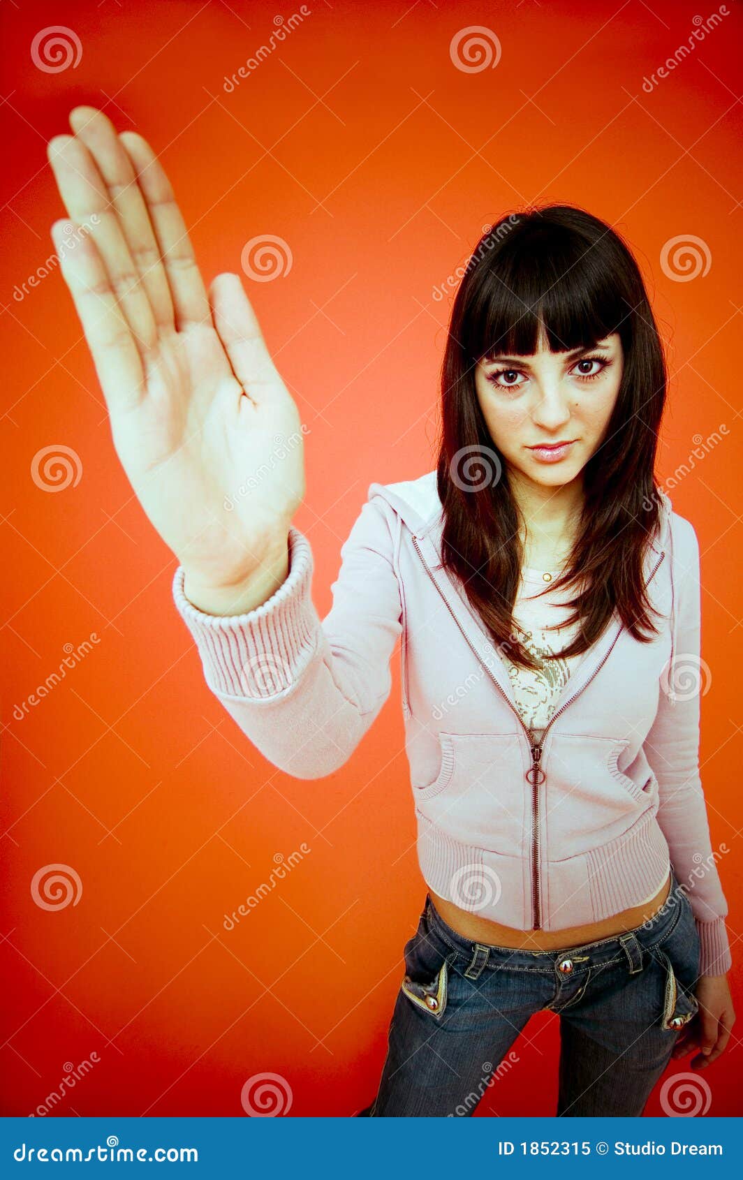 Claque ! image stock. Image du paume, bleu, cavalier, rose - 1852315