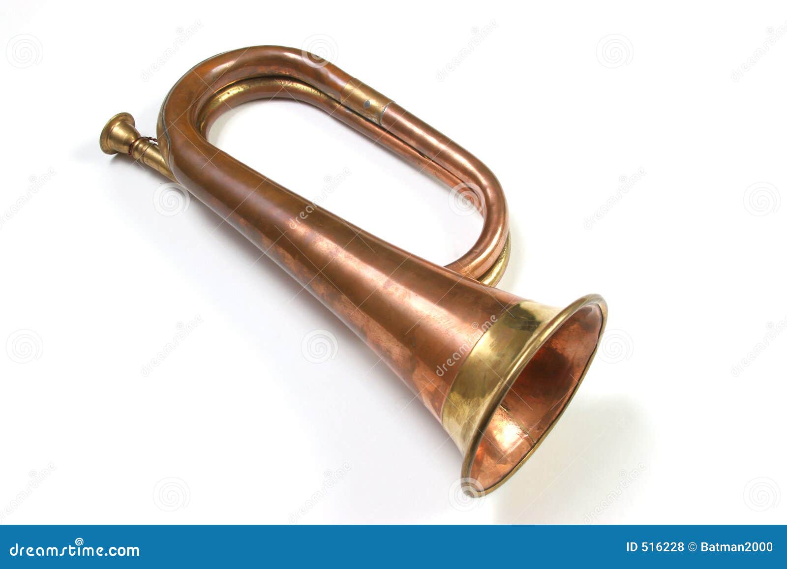 Clarín aislado foto de archivo. Imagen de instrumento, musical - 516228