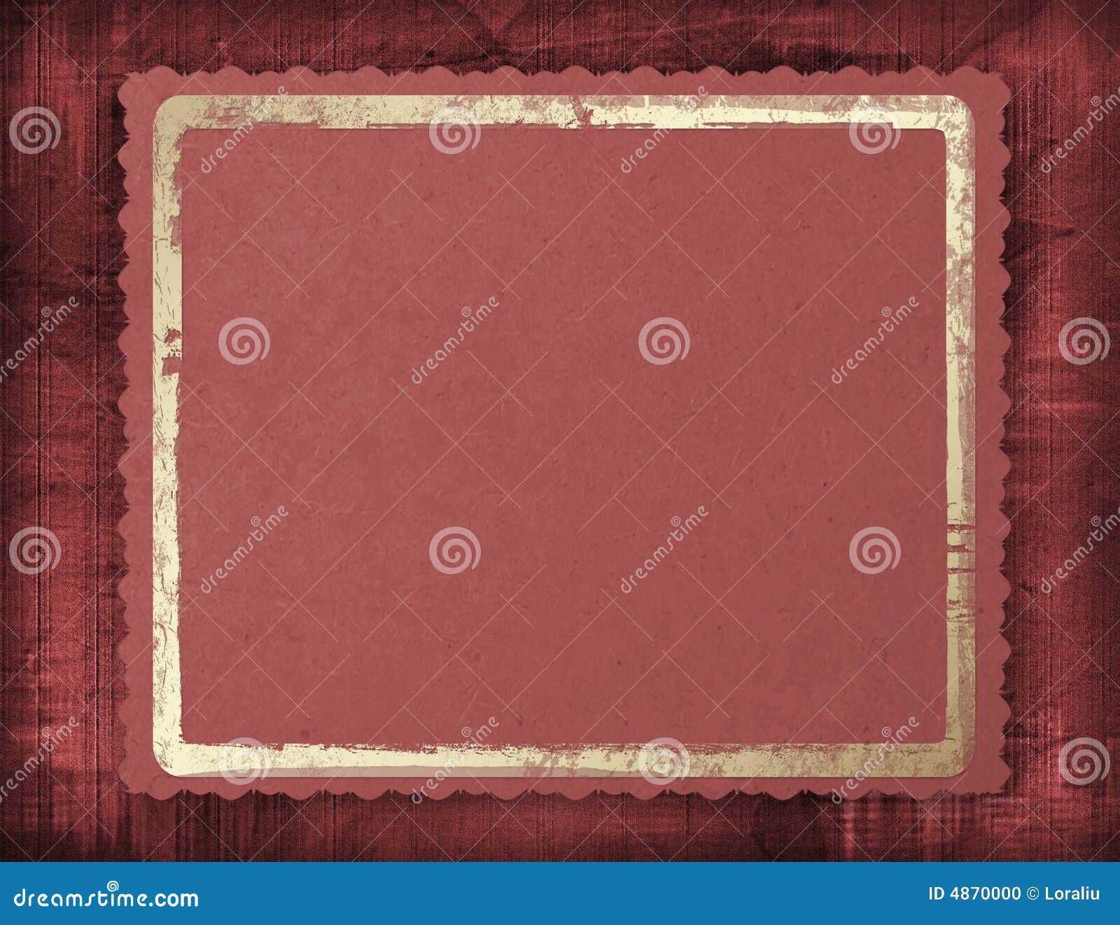 Claret Framework on an Abstract Background Stock Illustration ...
