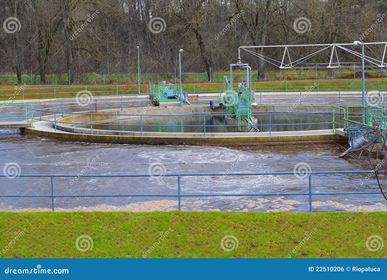 Clarification plant stock photo. Image of sewage, pool - 22510206