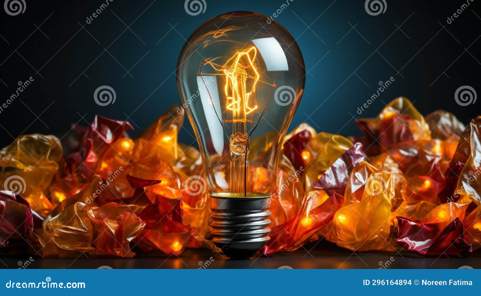 Clarifying Complex Ideas Theme with Light Bulb Stock Illustration ...