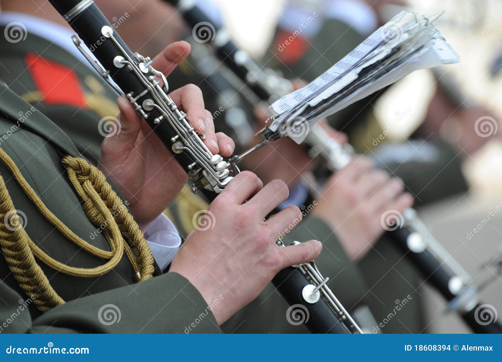 Clarinet stock photo. Image of classical, band, baroque - 18608394