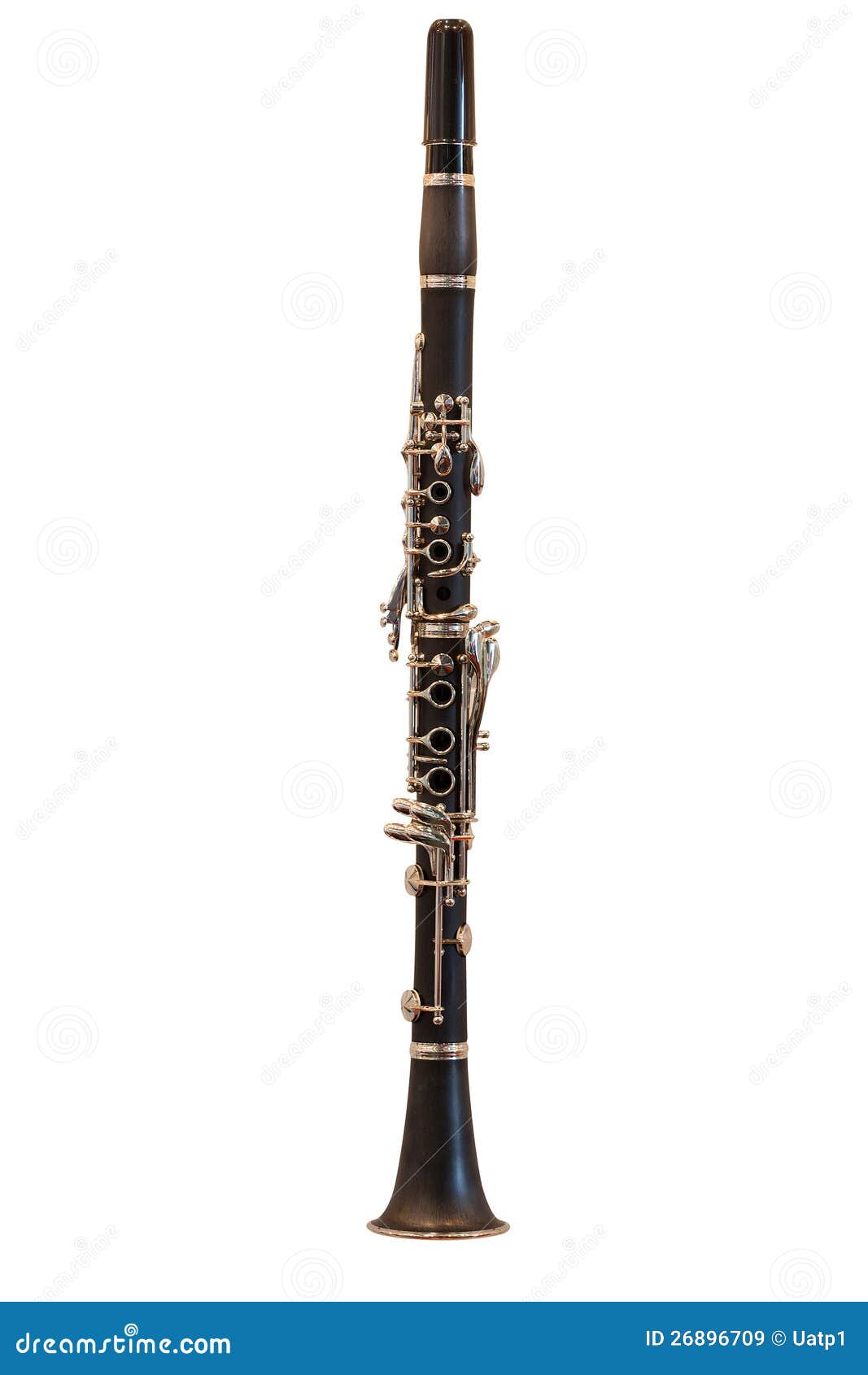 Clarinet stock image. Image of wind, studio, object, jazz - 26896709