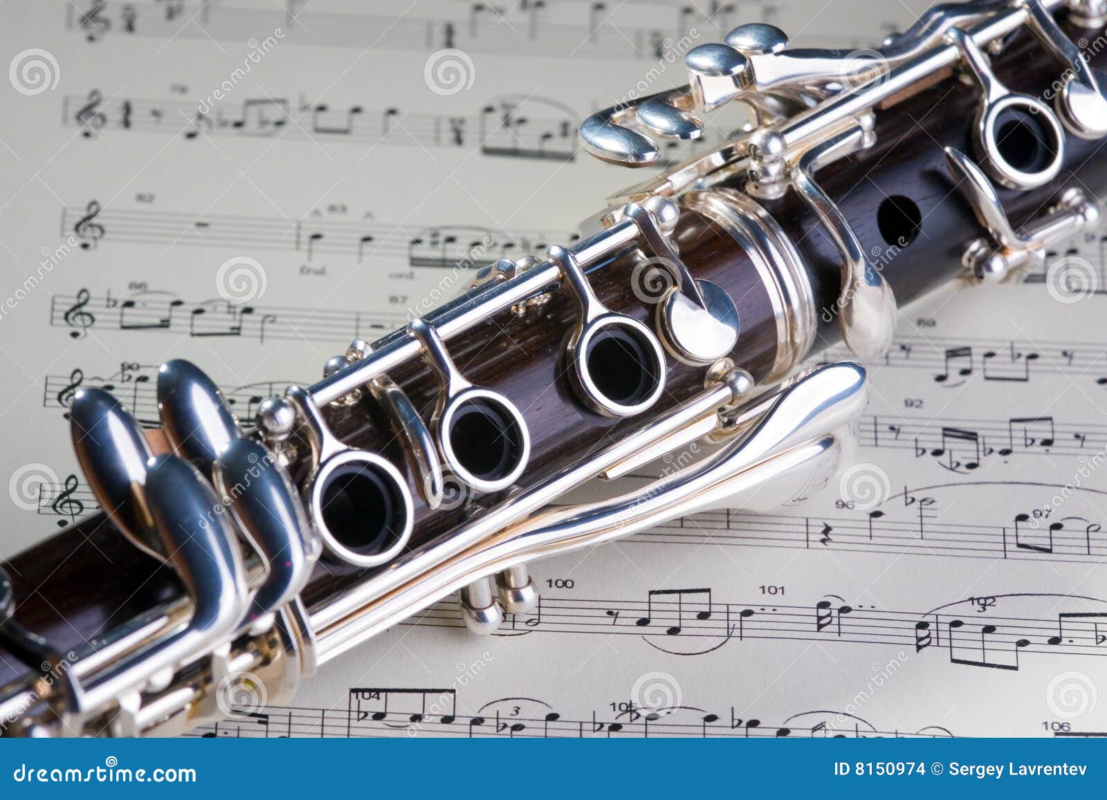 Clarinet stock photo. Image of musical, arts, equipment - 8150974