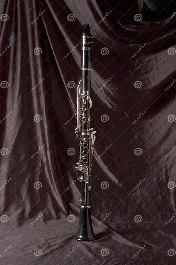 Clarinet on black stock photo. Image of reed, jazz, sound - 6000