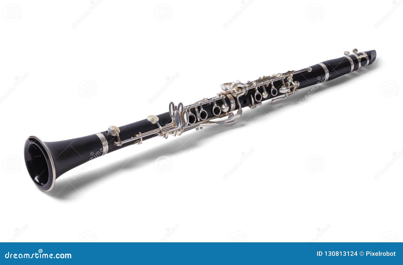 Clarinet stock photo. Image of classical, used, aged - 130813124