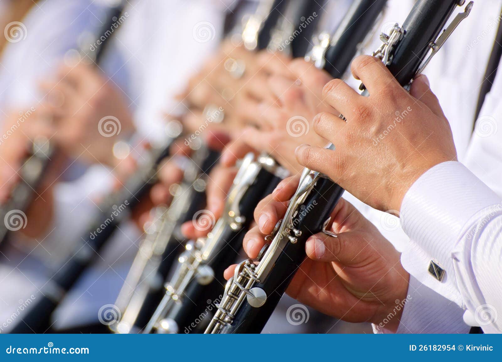Clarinet theme stock photo. Image of blowing, orchestra - 26182954