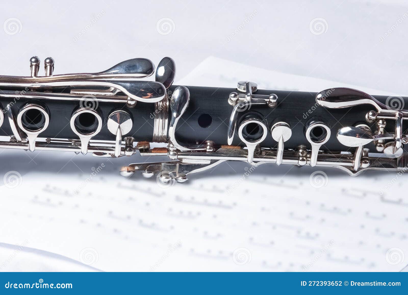 Clarinet on a White Background Stock Photo - Image of education ...