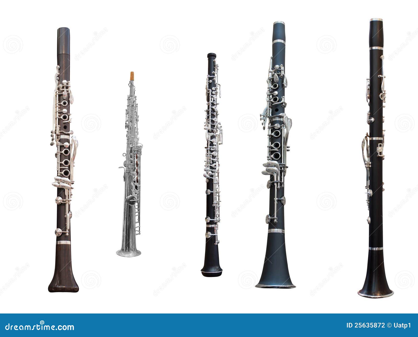 Clarinets stock photo. Image of music, clarion, brass - 25635872