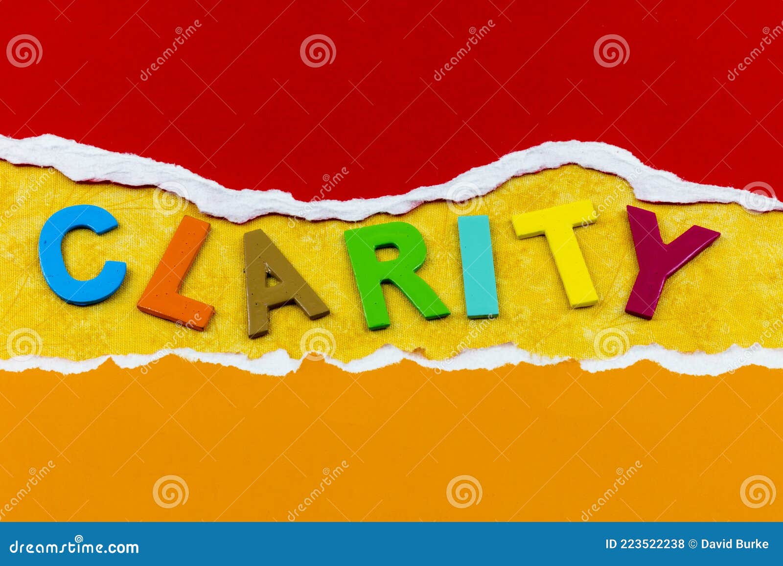 Clarity Easy Business Simplicity Solution Simple Clear Process Stock ...