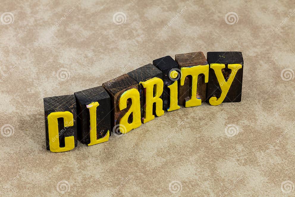 Clarity Solution Understanding Focus Concentration Success Clear ...