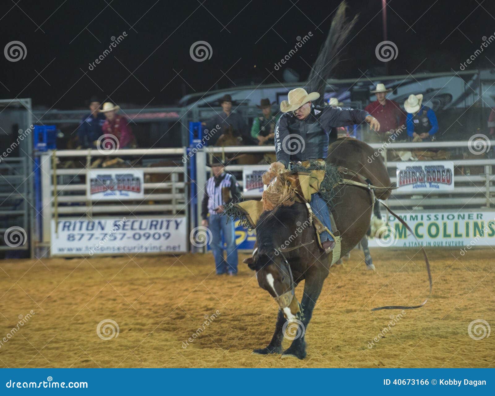 Clark County Fair Y El Rodeo Foto editorial - Imagen de peligroso ...
