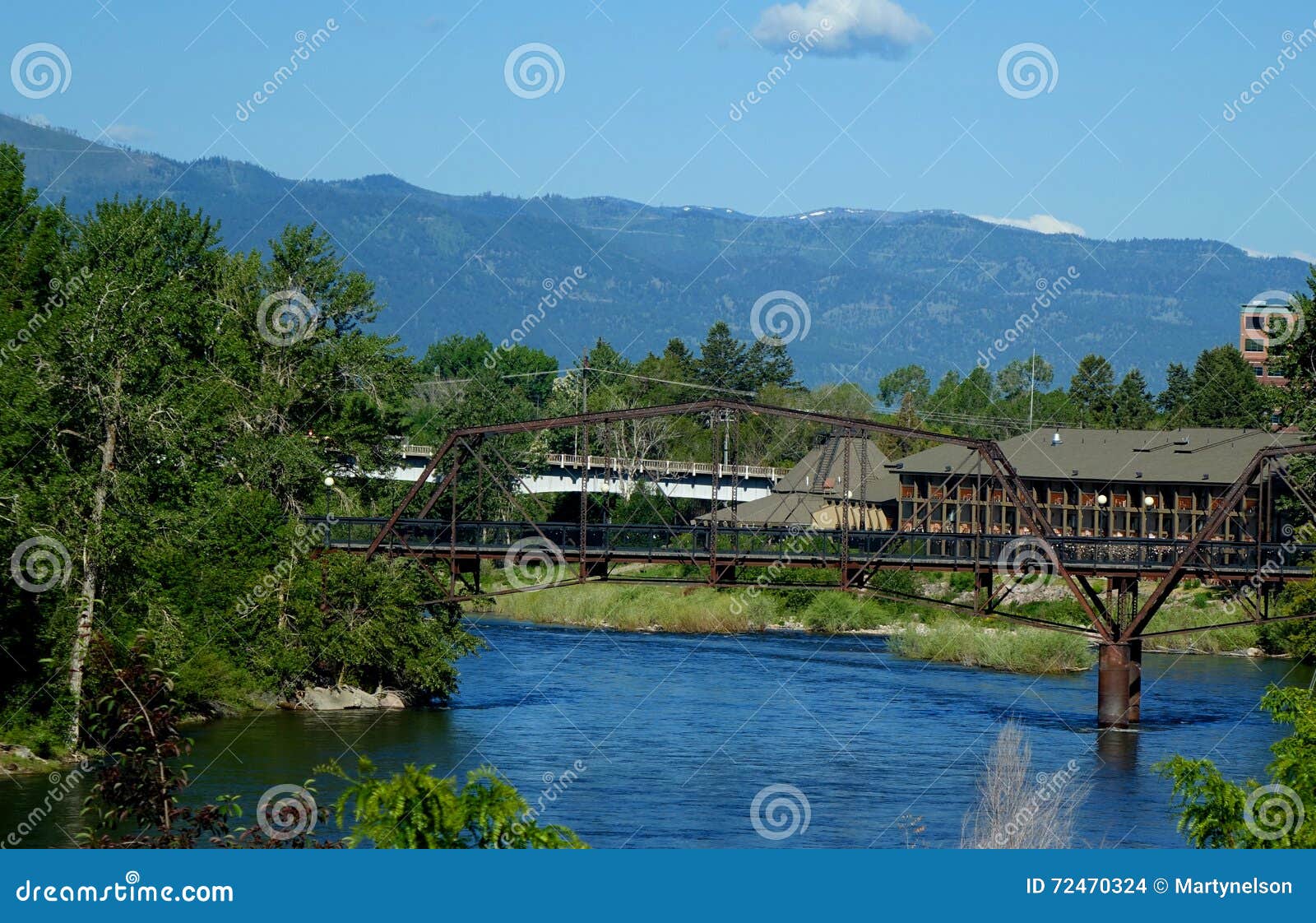 Clark Fork River - Missoula, Montana Stock Photo - Image of clark ...