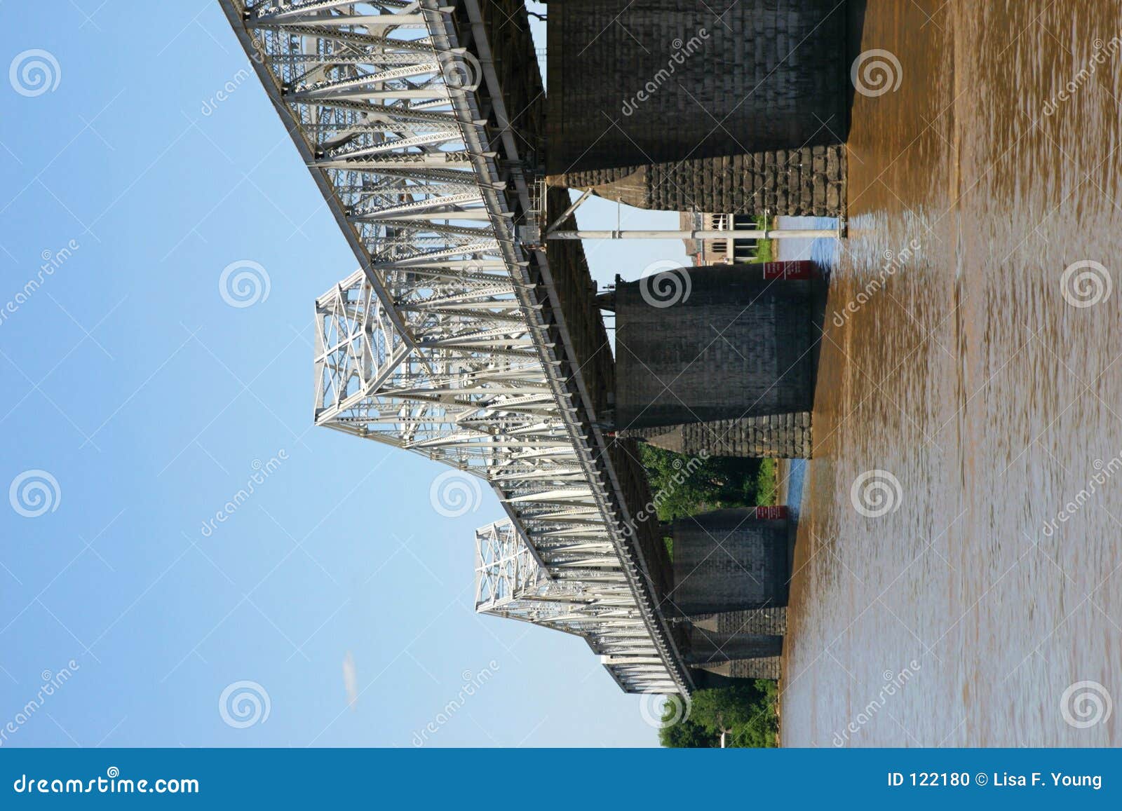 Clark Memorial Bridge stock photo. Image of runoff, railroad - 122180