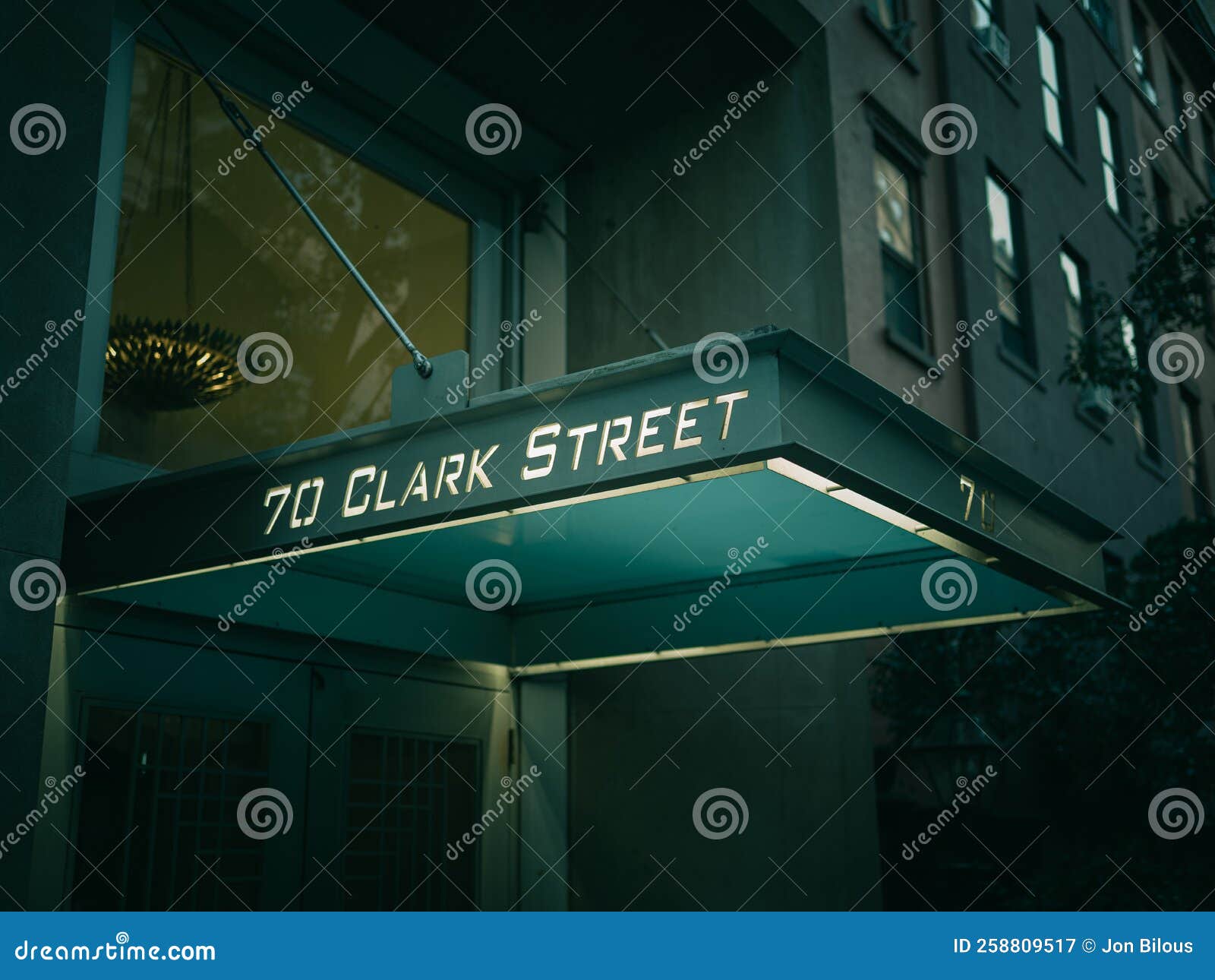 70 Clark St Modern Sign, Brooklyn, New York Editorial Photography ...