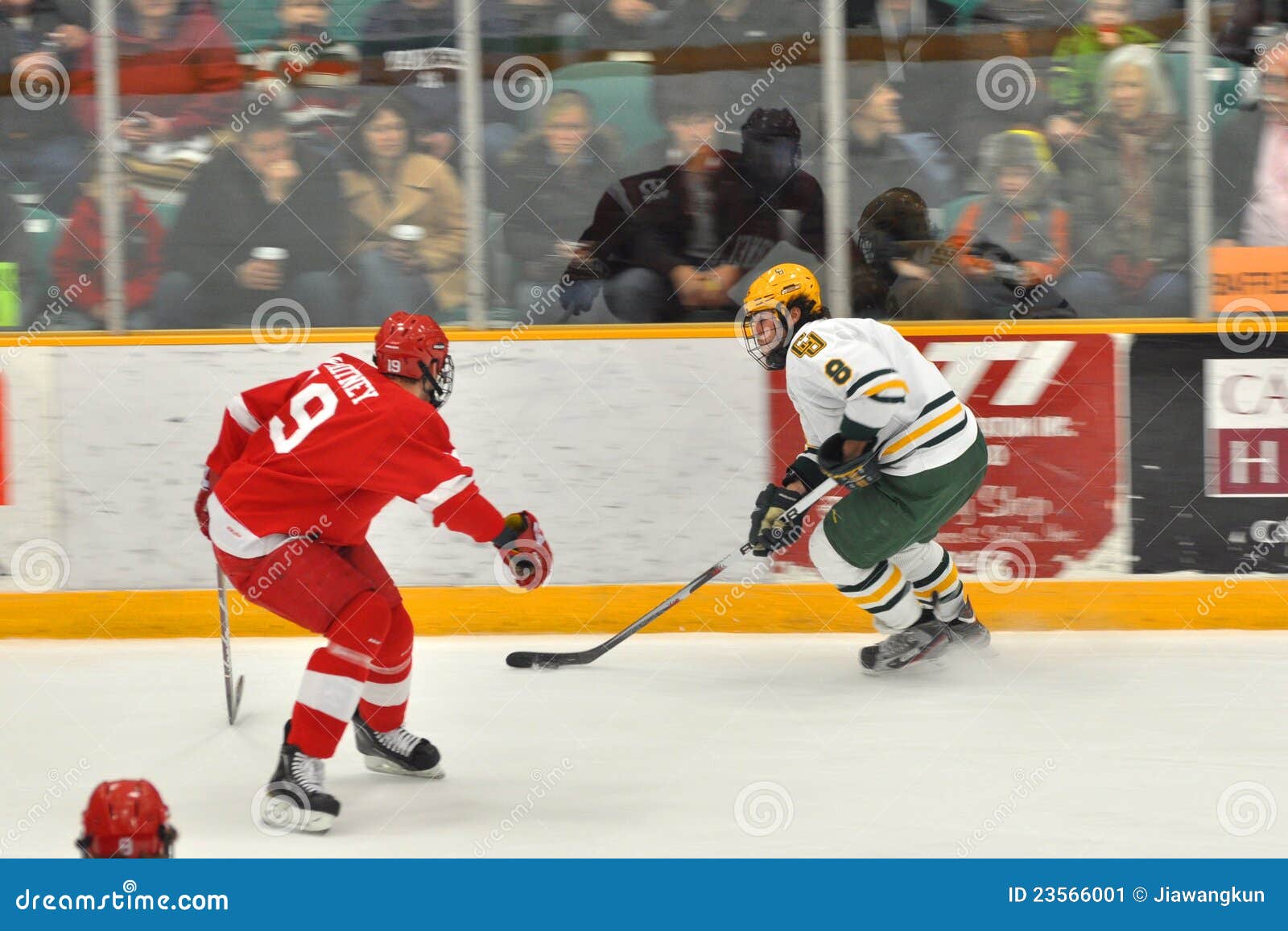 Clarkson Patrick Marsh in NCAA Hockey Game Editorial Photo - Image of ...