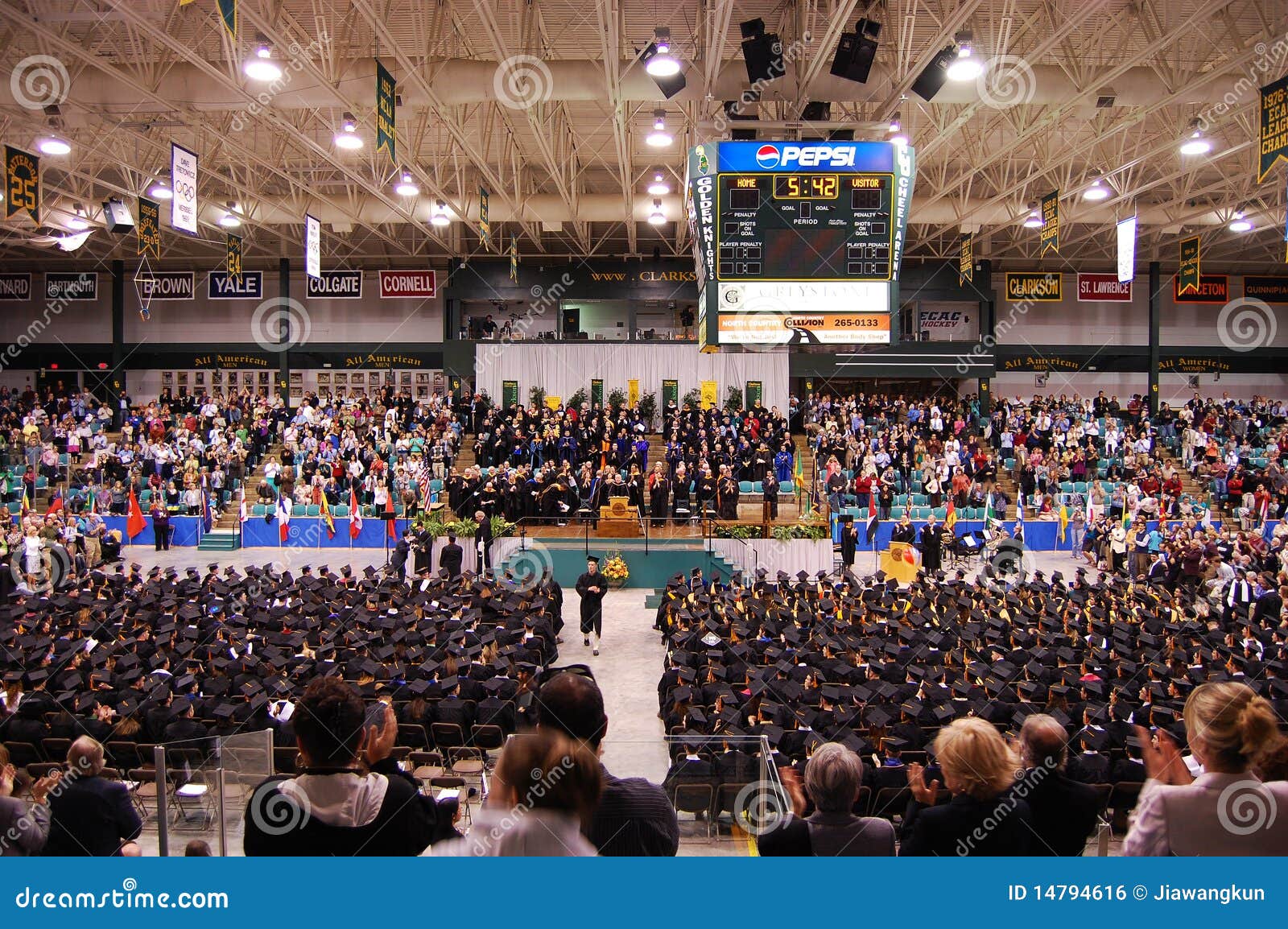 Clarkson University 2010 Graduation Ceremony Editorial Photo - Image of ...