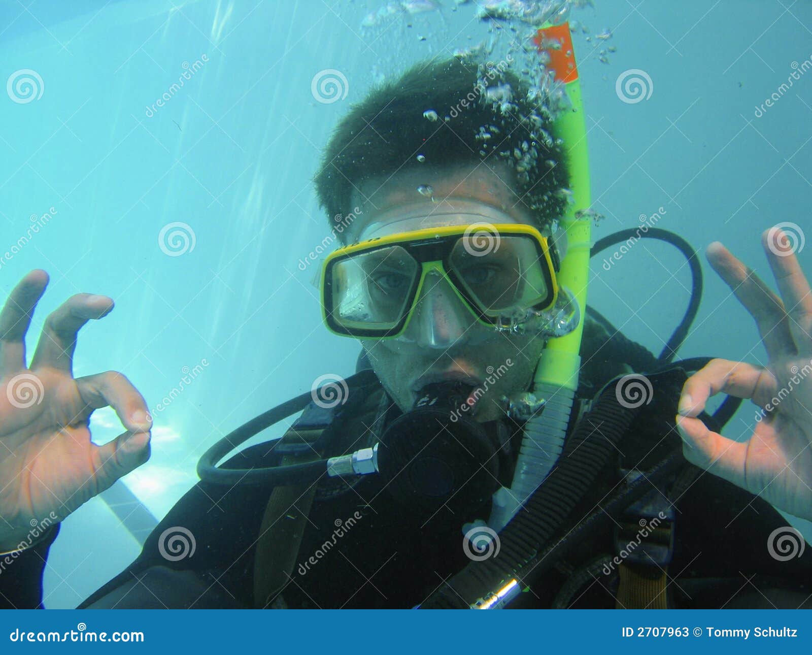 Clase Del Buceo Con Escafandra Imagen de archivo - Imagen de fauna ...