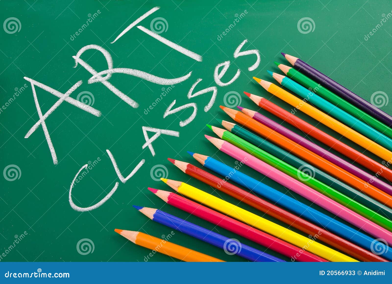 Clases de arte imagen de archivo. Imagen de blanco, vector - 20566933