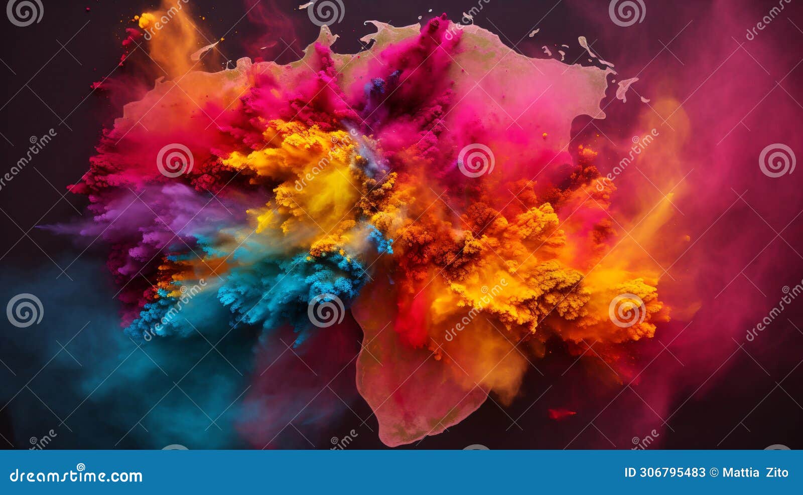 A Clash of Colors in the Sky Stock Image - Image of pattern, decorative ...