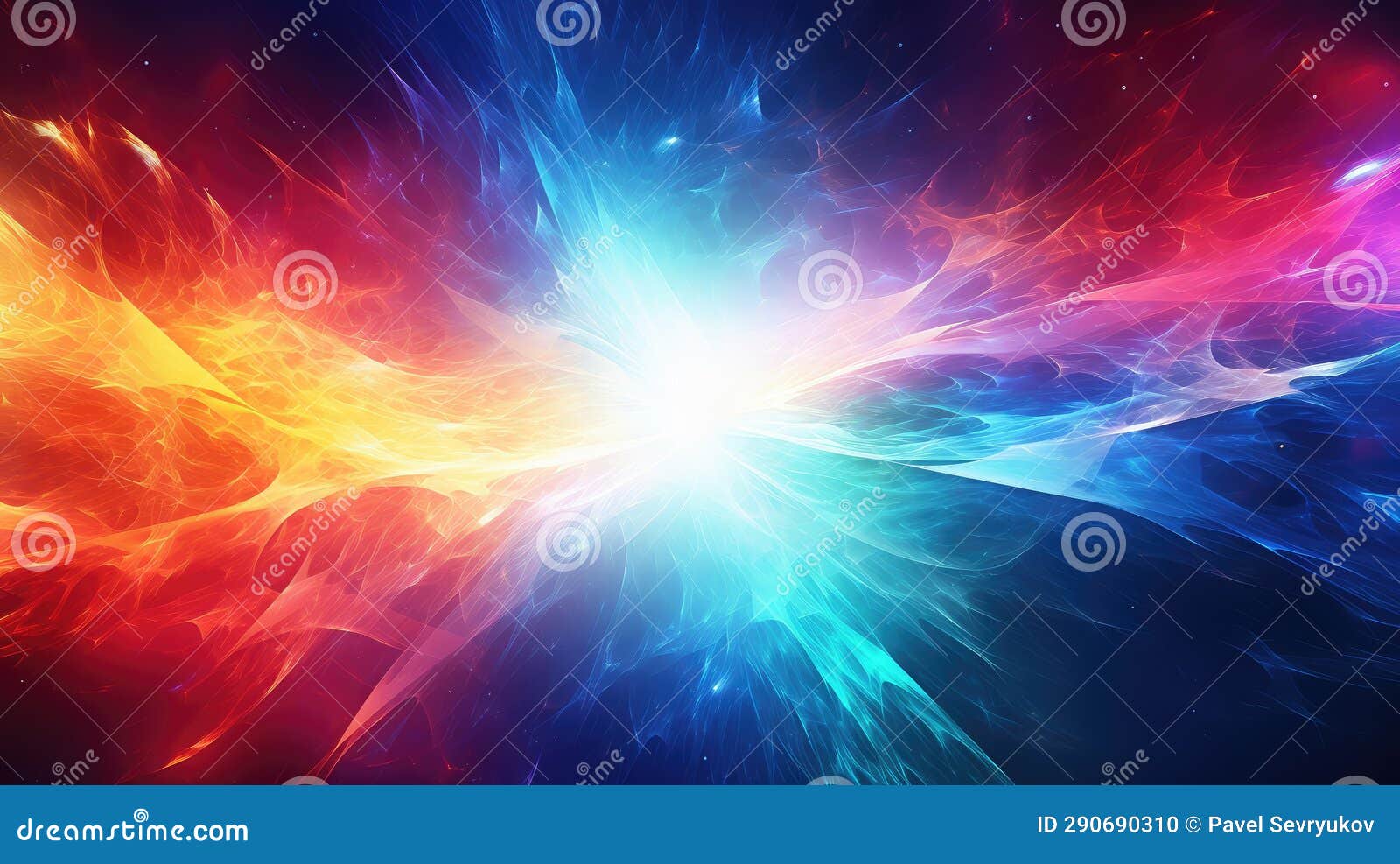 Clash Particle Impact Force Stock Illustration - Illustration of blast ...
