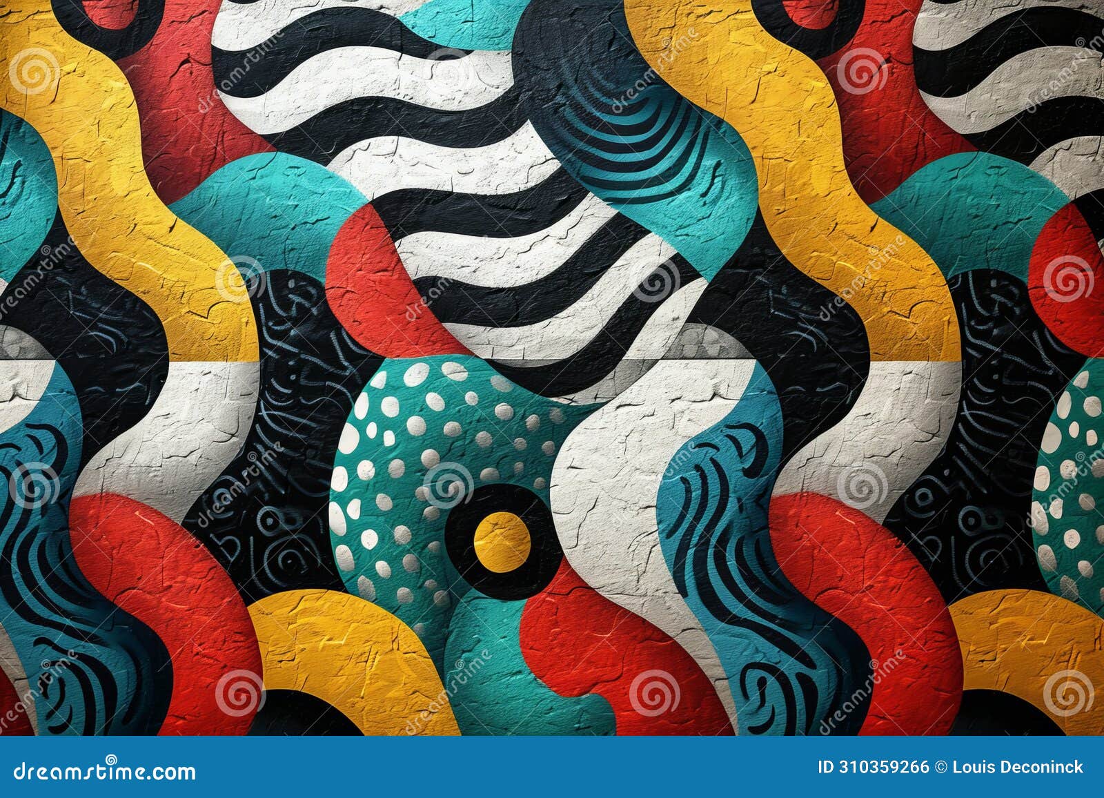 Clash of Visual Rhythms stock illustration. Illustration of symphony ...
