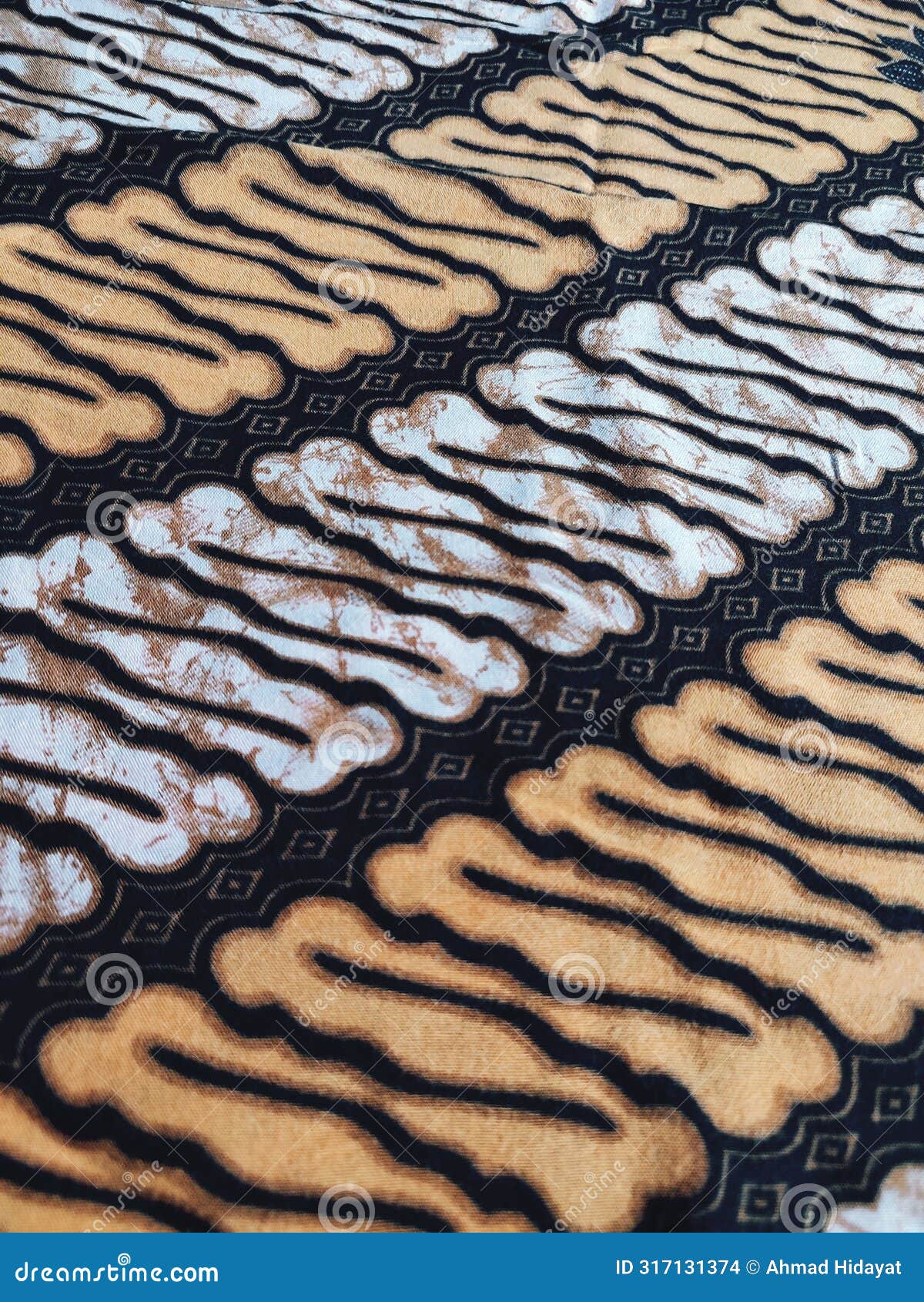 Clasic Indonesian Premium Batik Sogan Pattern Stock Photo - Image of ...